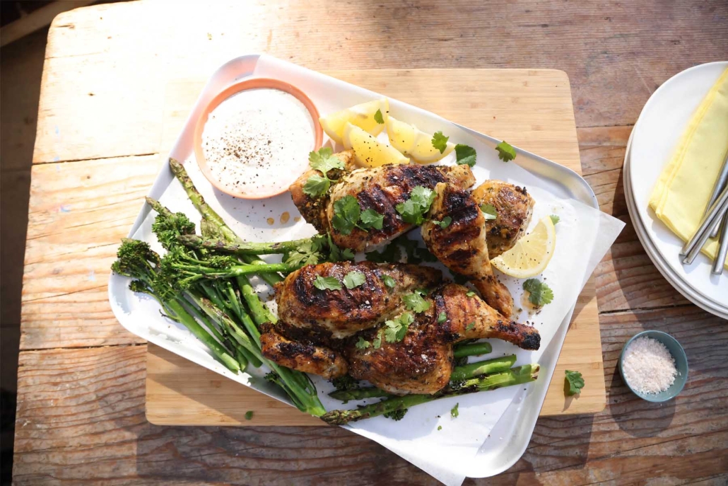 How to cook chermoula chicken with coriander yoghurt - Sunshine Mitre 10