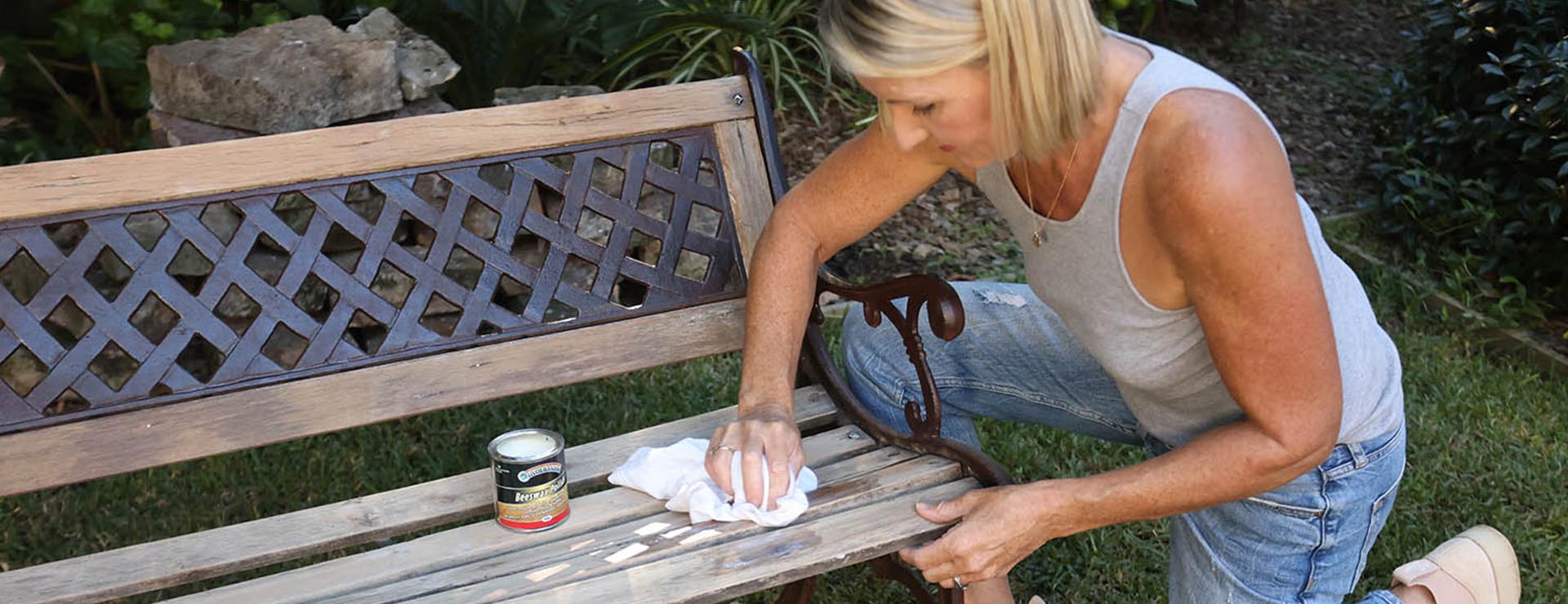 Garden Bench Restoration - Sunshine Mitre 10